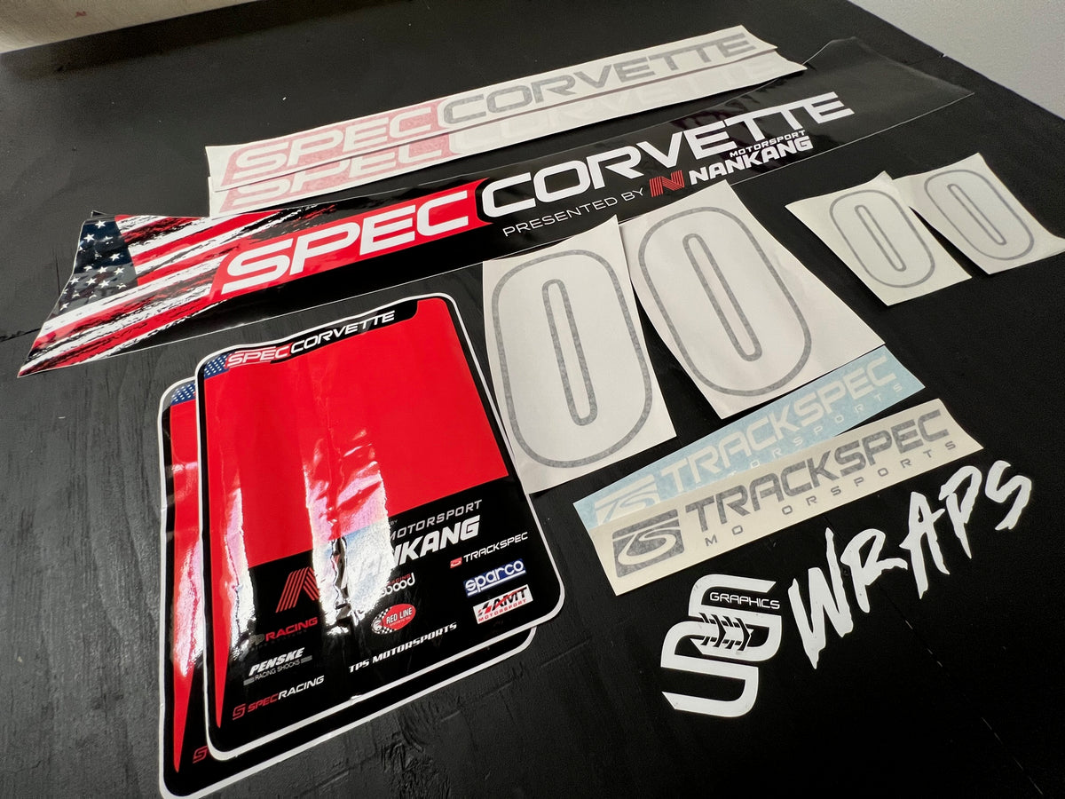 SPEC CORVETTE Trackspec Decals – SS WRAPS